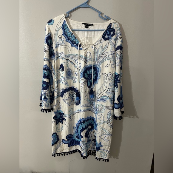 Boston Proper | Dresses | Boston Proper Womens Embroideredpaisley ...